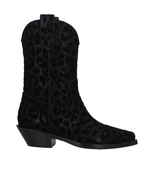 Dolce & Gabbana Sequin Cowboy Ankle Boots