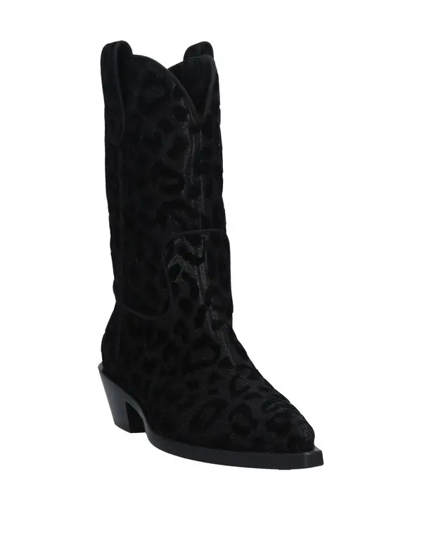 Dolce & Gabbana Sequin Cowboy Ankle Boots