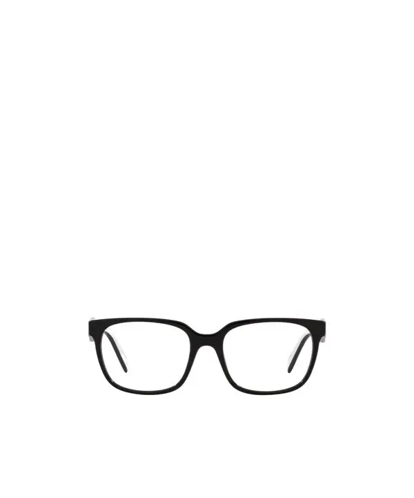 Prada Square Frame Eyeglasses - Black