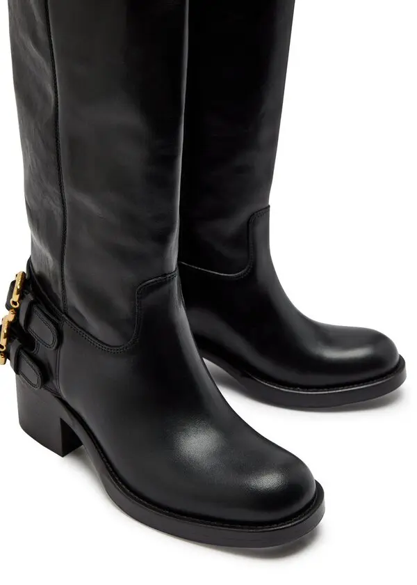 Chloé Grain Leather High Boots