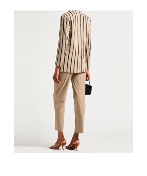 Brunello Cucinelli Striped Sequined Blazer