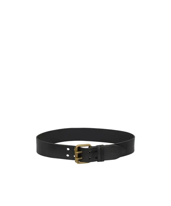 Saint Laurent Double-pin Buckle Belt - Black