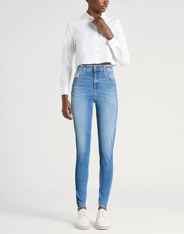 DIESEL® Slandy-high" Skinny Fit Jeans