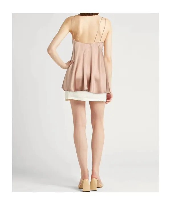 Brunello Cucinelli V-neck Spaghetti Strap Top
