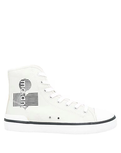 Isabel Marant Étoile High Top Canvas Sneakers With Graphic Print