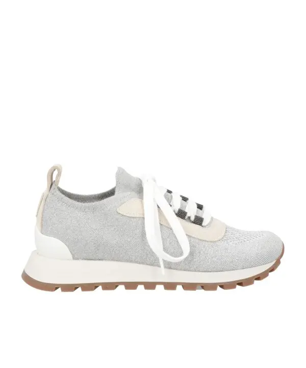 Brunello Cucinelli Round Toe Low-top Lace-up Sneakers
