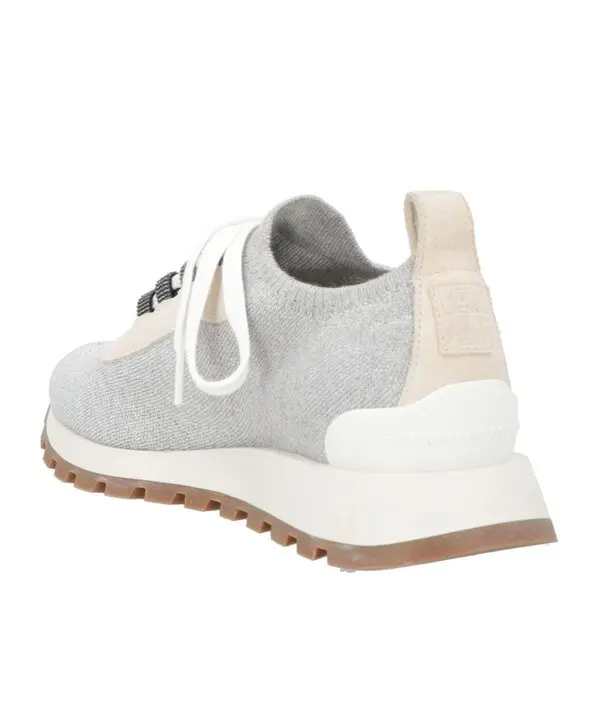 Brunello Cucinelli Round Toe Low-top Lace-up Sneakers