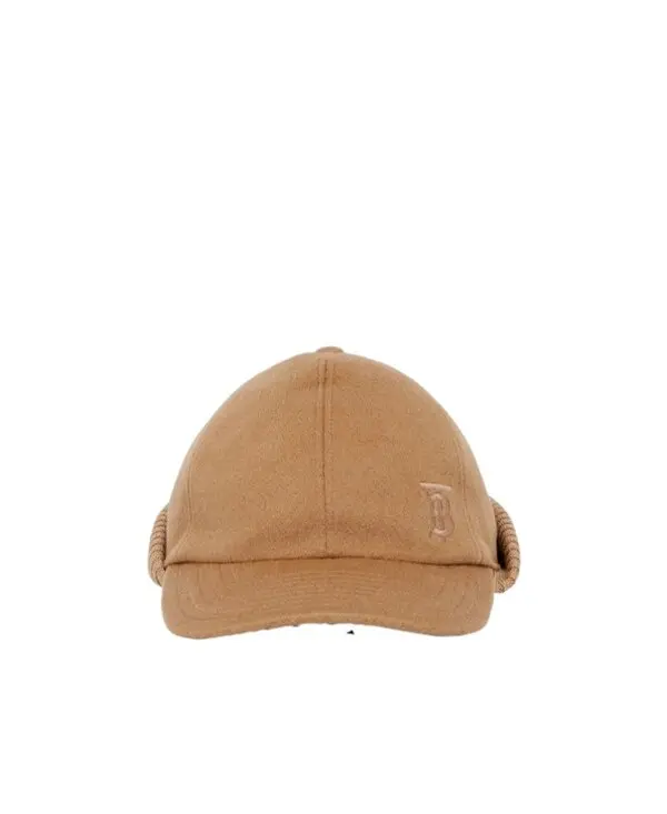 Burberry Tb Monogram Embroidered Reconstructed Cap - Nude
