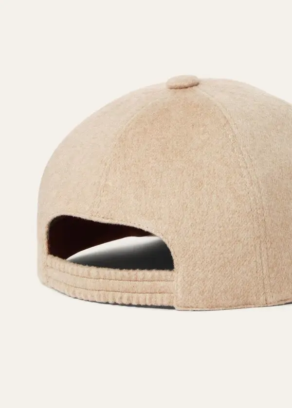 Loro Piana Logo-embroidered Wool Cap