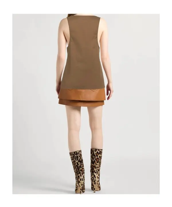 Saint Laurent Sleeveless Gabardine Top