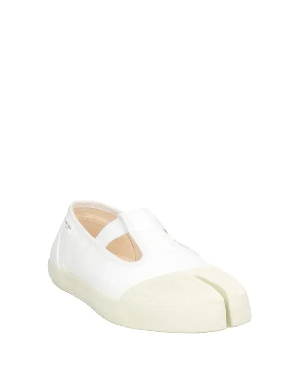 MAISON MARGIELA Two-tone Ballet Flats With Elasticated Strap