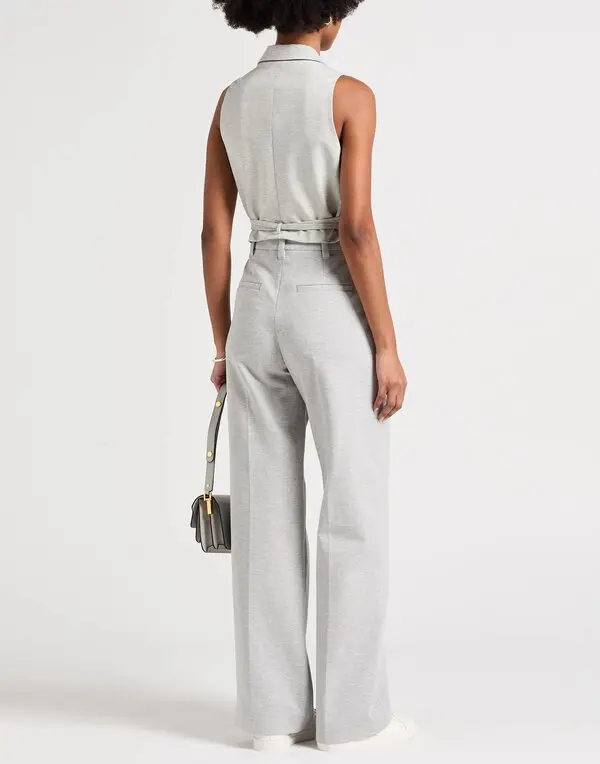 Brunello Cucinelli Solid Color Stretch Fabric Top