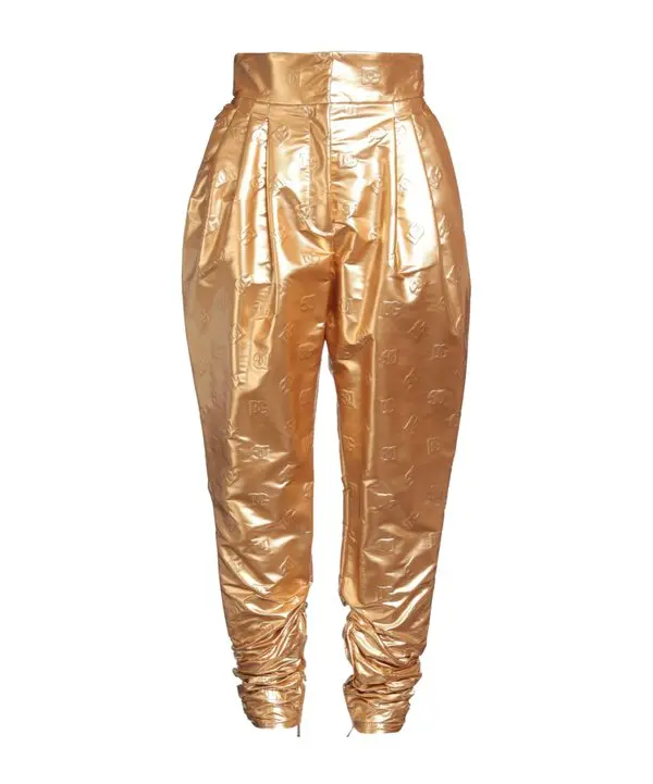 Dolce & Gabbana Slim-fit Metallic Logo Trousers