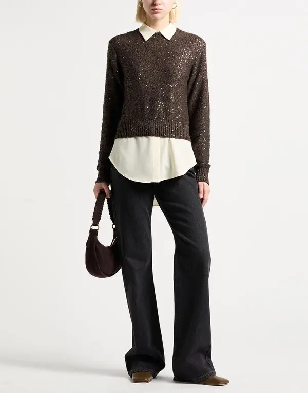 Brunello Cucinelli Solid Color Knit Top