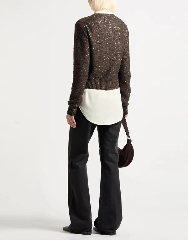 Brunello Cucinelli Solid Color Knit Top