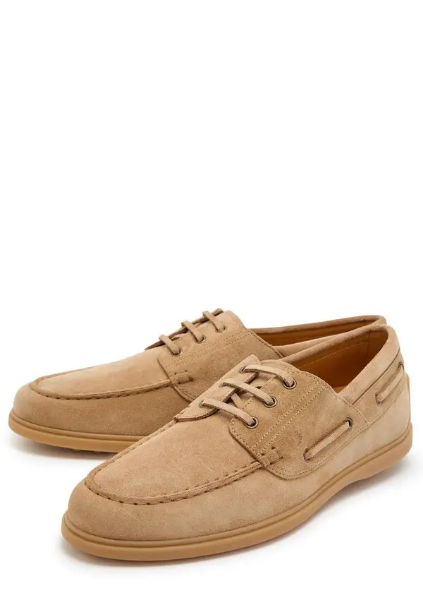 TOD'S Casual Suede Boat Shoes