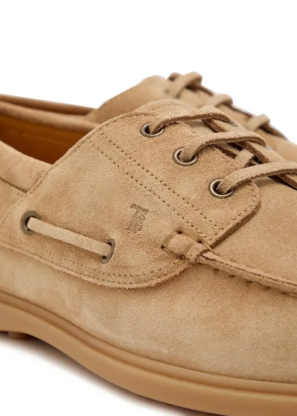TOD'S Casual Suede Boat Shoes