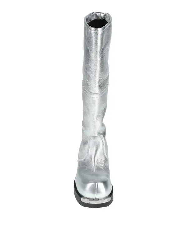 MAISON MARGIELA Metallic Block Heel Boots