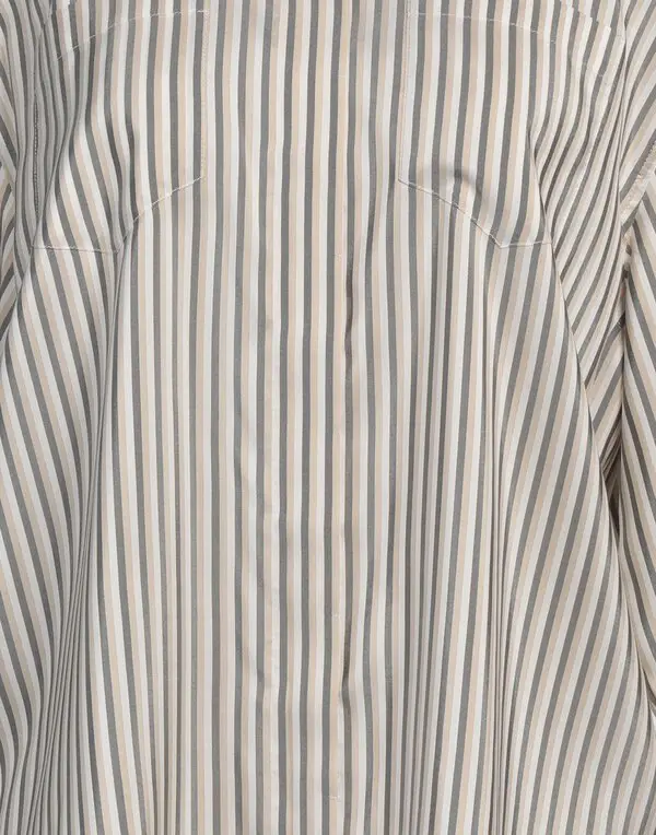Brunello Cucinelli Striped Poplin Shirt