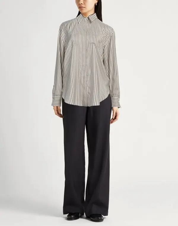 Brunello Cucinelli Striped Poplin Shirt