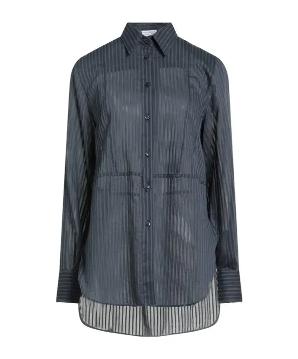 Brunello Cucinelli Striped Long-sleeve Shirt