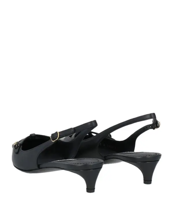 Dolce & Gabbana Leather Slingback Pumps