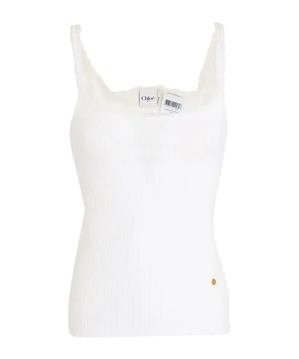 Chloé Solid Color Sleeveless Vest
