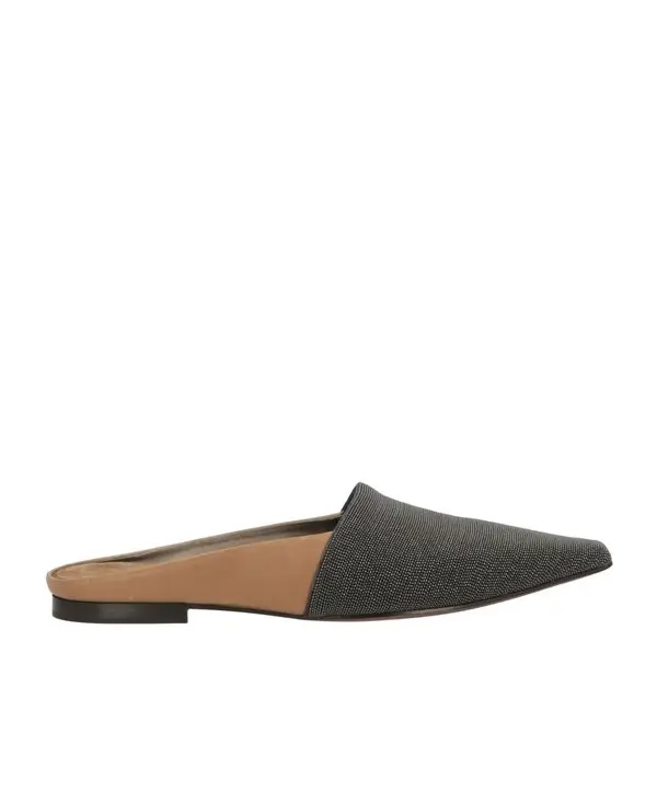 Brunello Cucinelli Pointed Toe Mules - Black