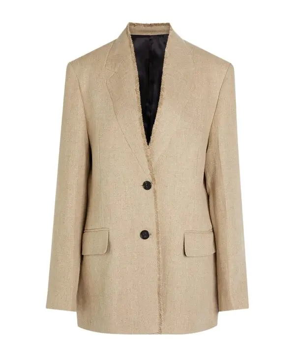 TOTEME Frayed Linen Jacket