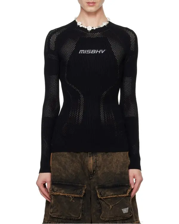 MISBHV Openwork Long-sleeved Future Sport Top
