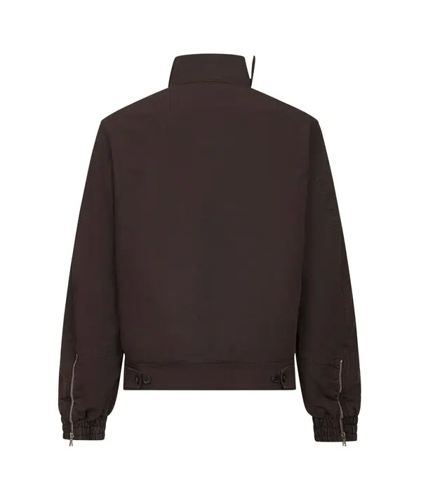 Dries Van Noten High Neck Zip Up Coat