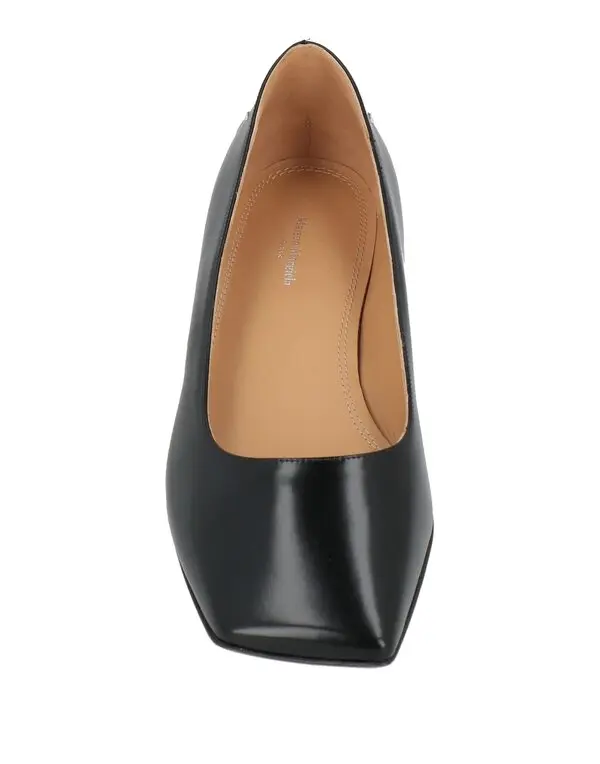 MAISON MARGIELA Shiny Leather Square-toe Flats