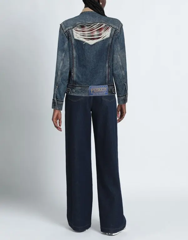 MAISON MARGIELA Distressed Denim Trucker Jacket