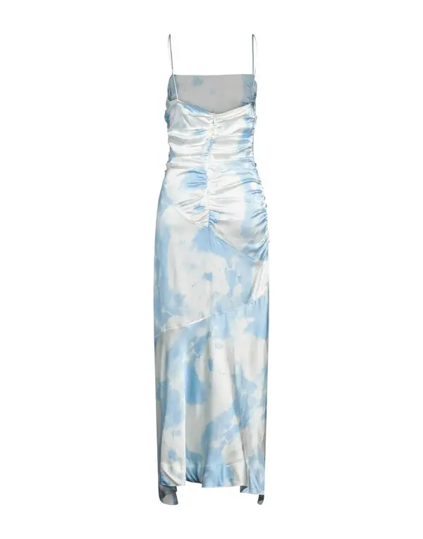 GANNI Tie-dye Gathered Maxi Dress