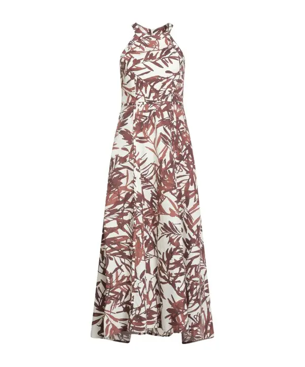Brunello Cucinelli Sleeveless Printed Maxi Dress