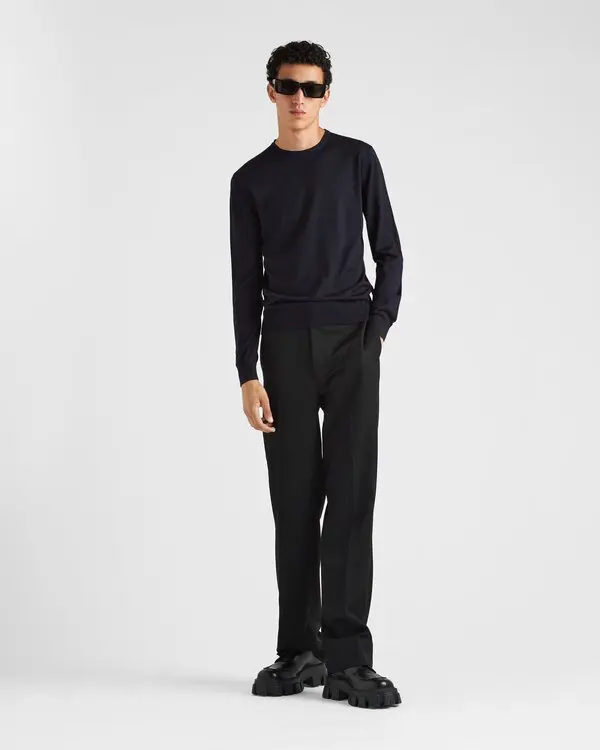Prada Knitted Crewneck Jumper