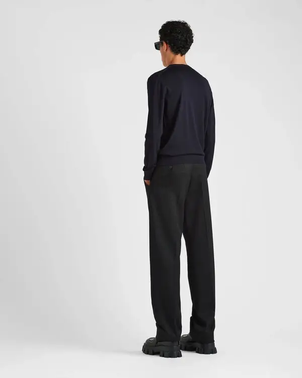 Prada Knitted Crewneck Jumper