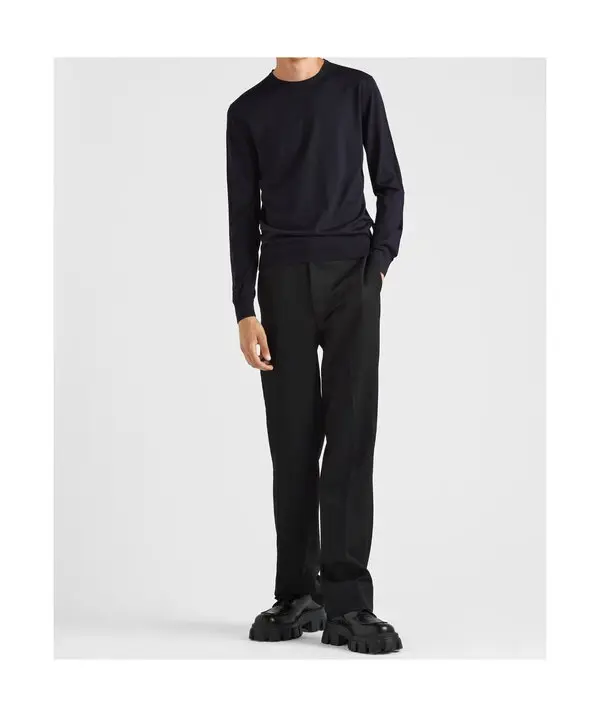 Prada Knitted Crewneck Jumper