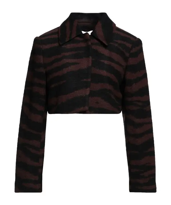 GANNI Cropped Casual Jacket