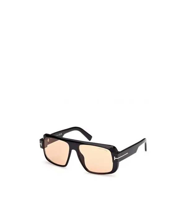 TOM FORD Square Frame Logo Sunglasses
