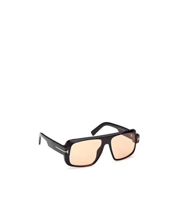 TOM FORD Square Frame Logo Sunglasses
