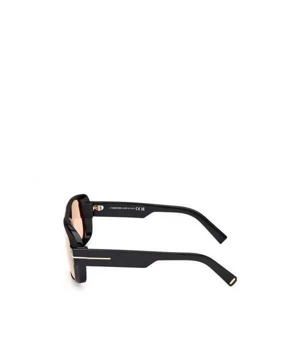 TOM FORD Square Frame Logo Sunglasses