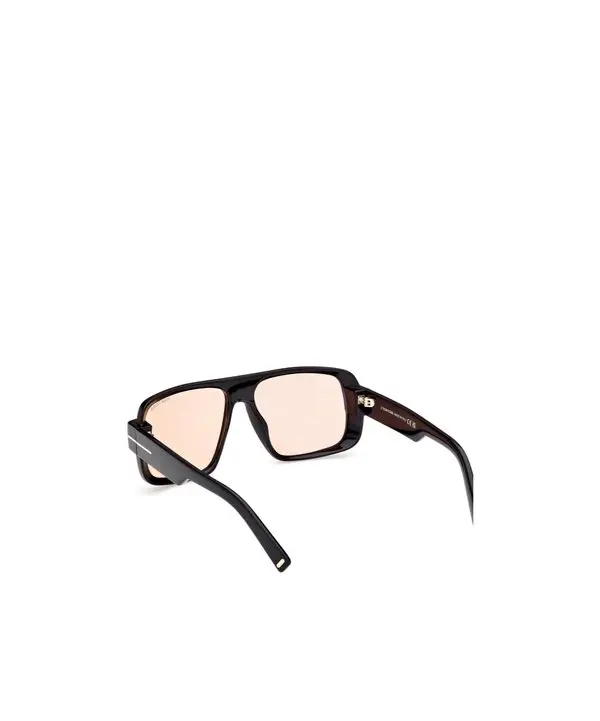 TOM FORD Square Frame Logo Sunglasses