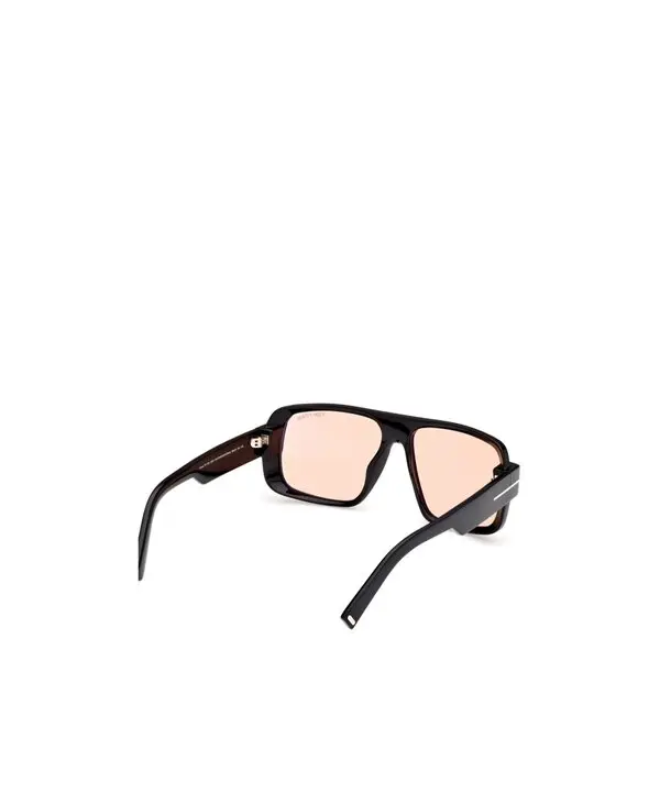 TOM FORD Square Frame Logo Sunglasses