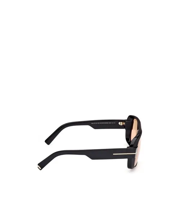 TOM FORD Square Frame Logo Sunglasses
