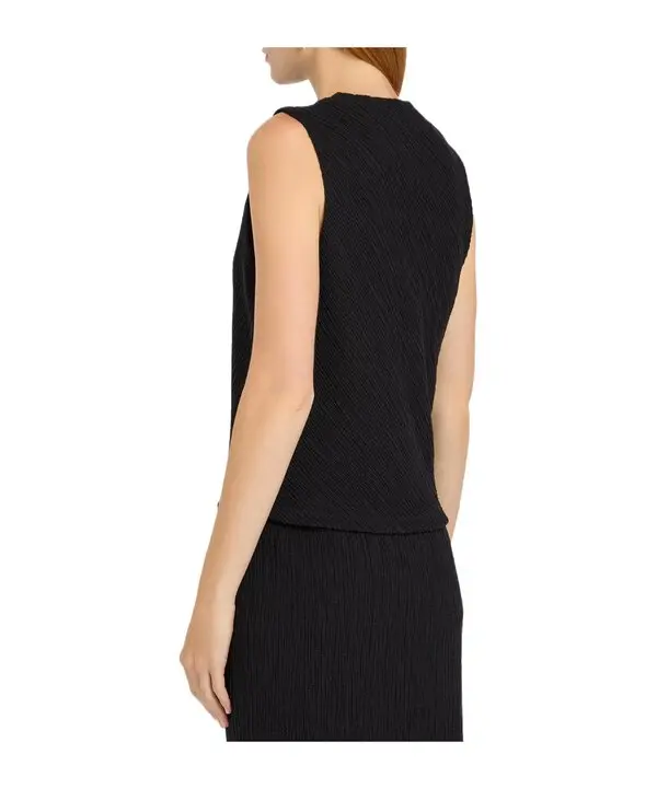 Vince Draped Textured Fine-knit Cowl Neck Top