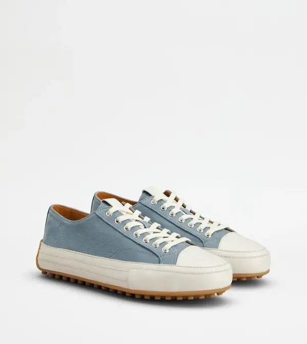 TOD'S Lace-up Sneakers - Light Blue