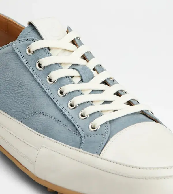 TOD'S Lace-up Sneakers - Light Blue