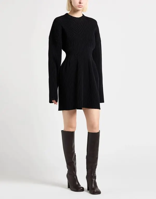 Balenciaga Solid Color Knitted Dress