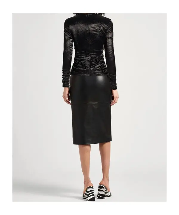 Isabel Marant Étoile Draped Neckline Long Sleeve Top